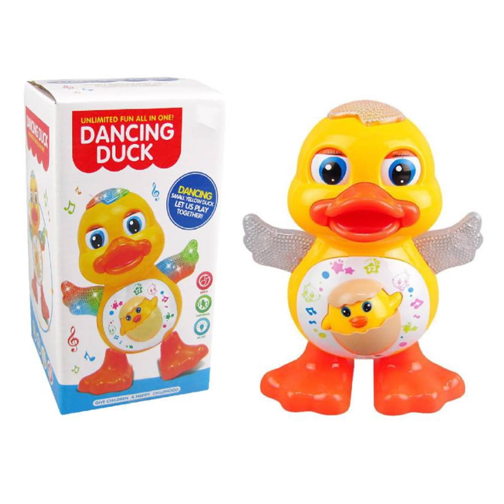 Lyqzj Electric Dancing Duck with Music and Lights Baby Musical Duck Toy ...