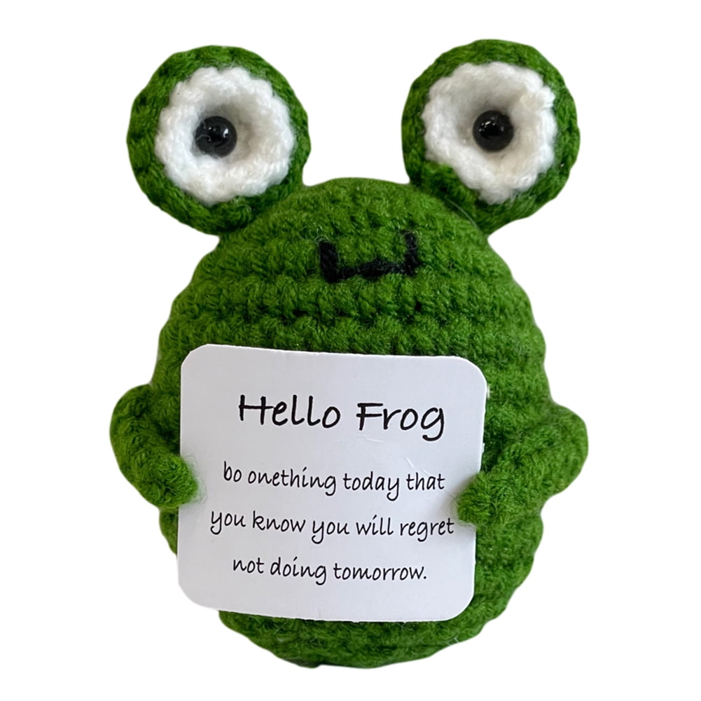 Lyqzj Funny Positive Toy Creative Knitted Cartoon Toy Gifts for Friends ...