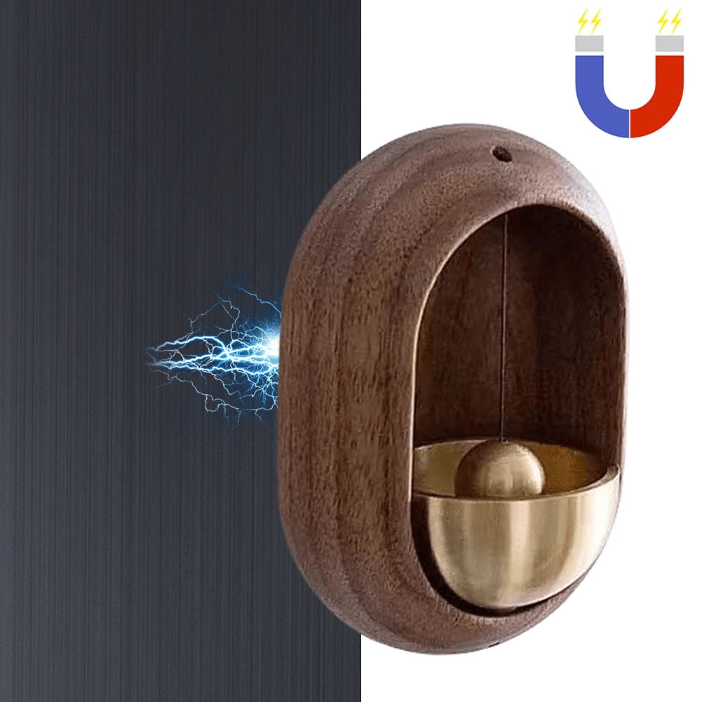 Lyqzj Magnetic Wood Doorbell Chime Decorative Loud Door Bell Home ...