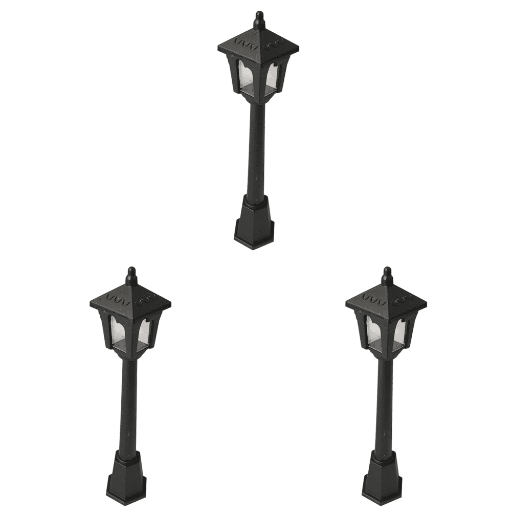 Lyqzj Mini Miniature Light Handmade 1/12 Plastic Simulation Street Lamp ...