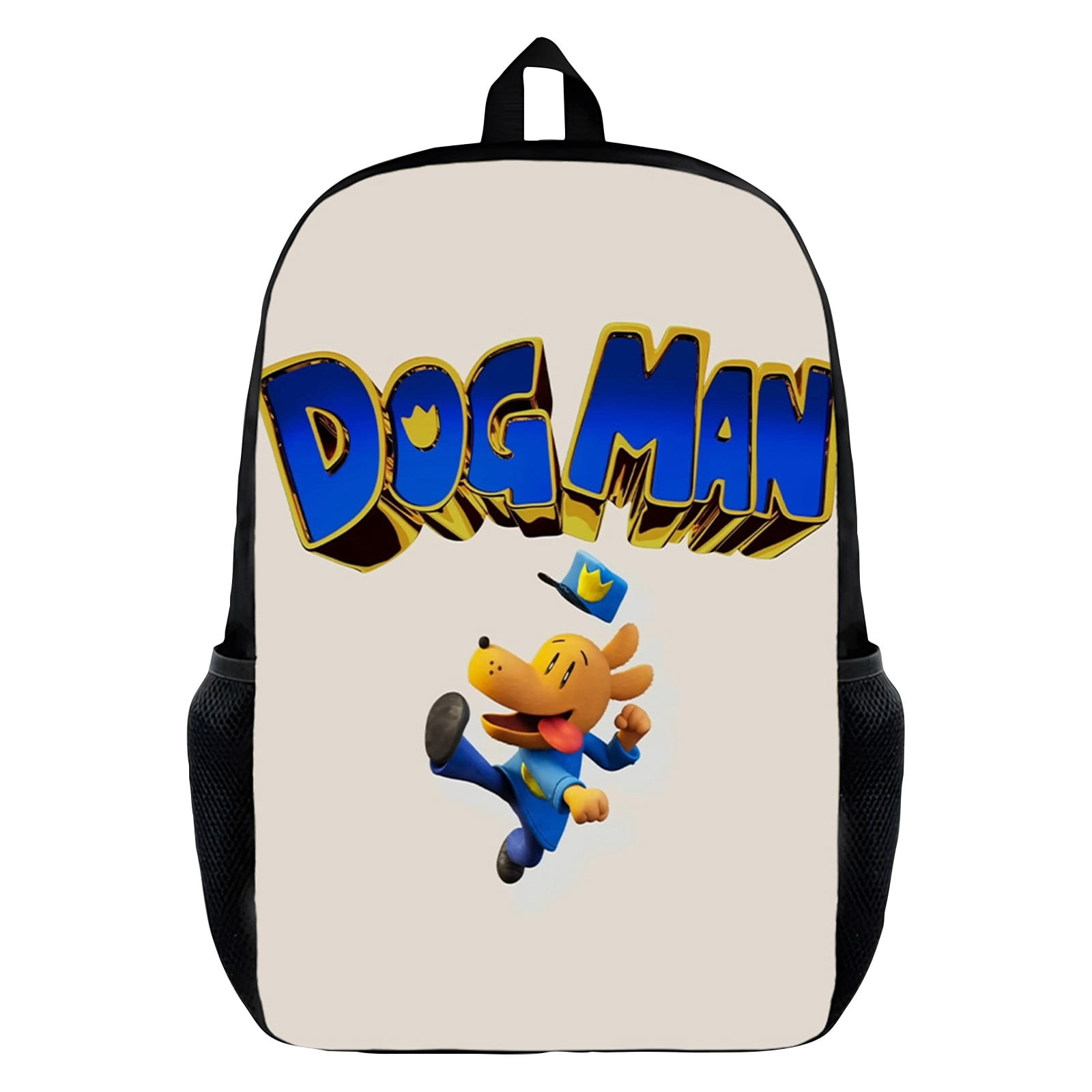 Lyrasun Dog Man Theme Backpack, Hot Cartoon Character Printing Backpack ...