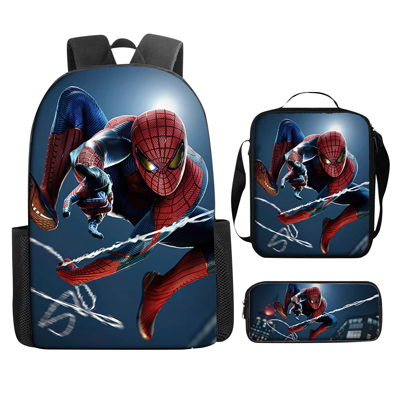Lyrasun Spidey Theme Backpack, Hot Cartoon Character Printing Backpack ...