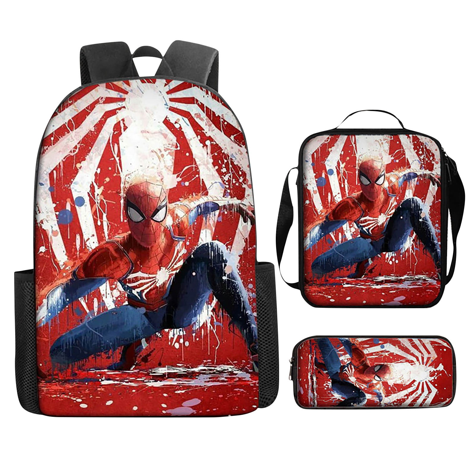 Lyrasun Spidey Theme Backpack, Hot Cartoon Character Printing Backpack ...