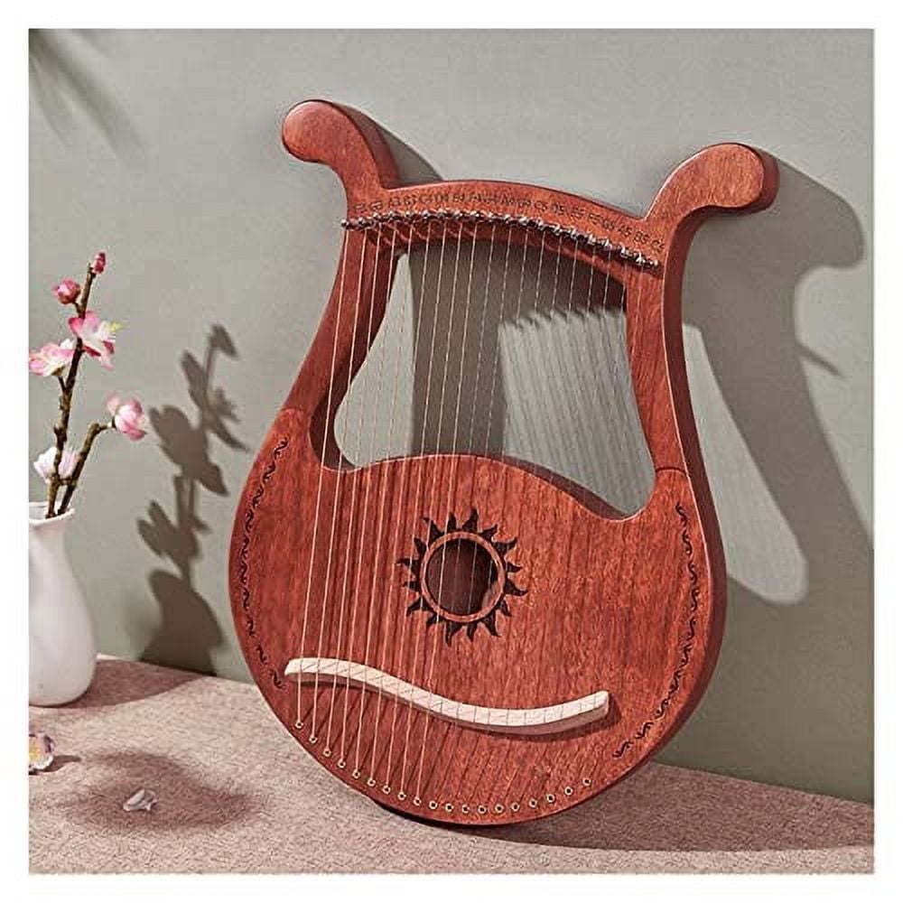 Lyre 19-String Beginner Portable Small Harp Lyre Musical Instrument (Color : 2) - Walmart.com