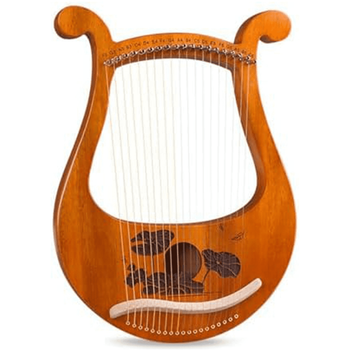 Lyre Harp 19 String Beginners Harp,Portable 19-Tone Small Harp 19 ...