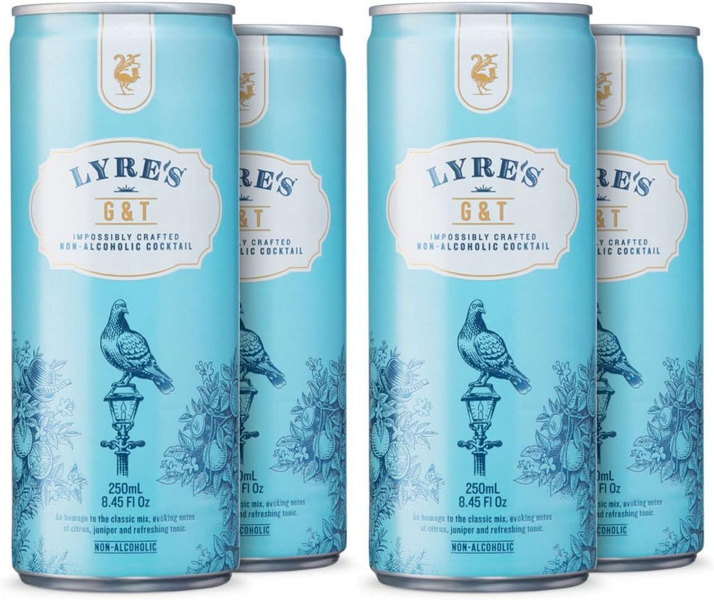 Lyre's G, Non-Alcoholic Sparkling Cans, 1 Liter, 4 Pack - Walmart.com