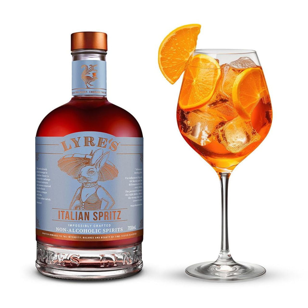 Lyre's Italian Spritz Non-Alcoholic Spirit - Bitter Orange Spritz Style ...