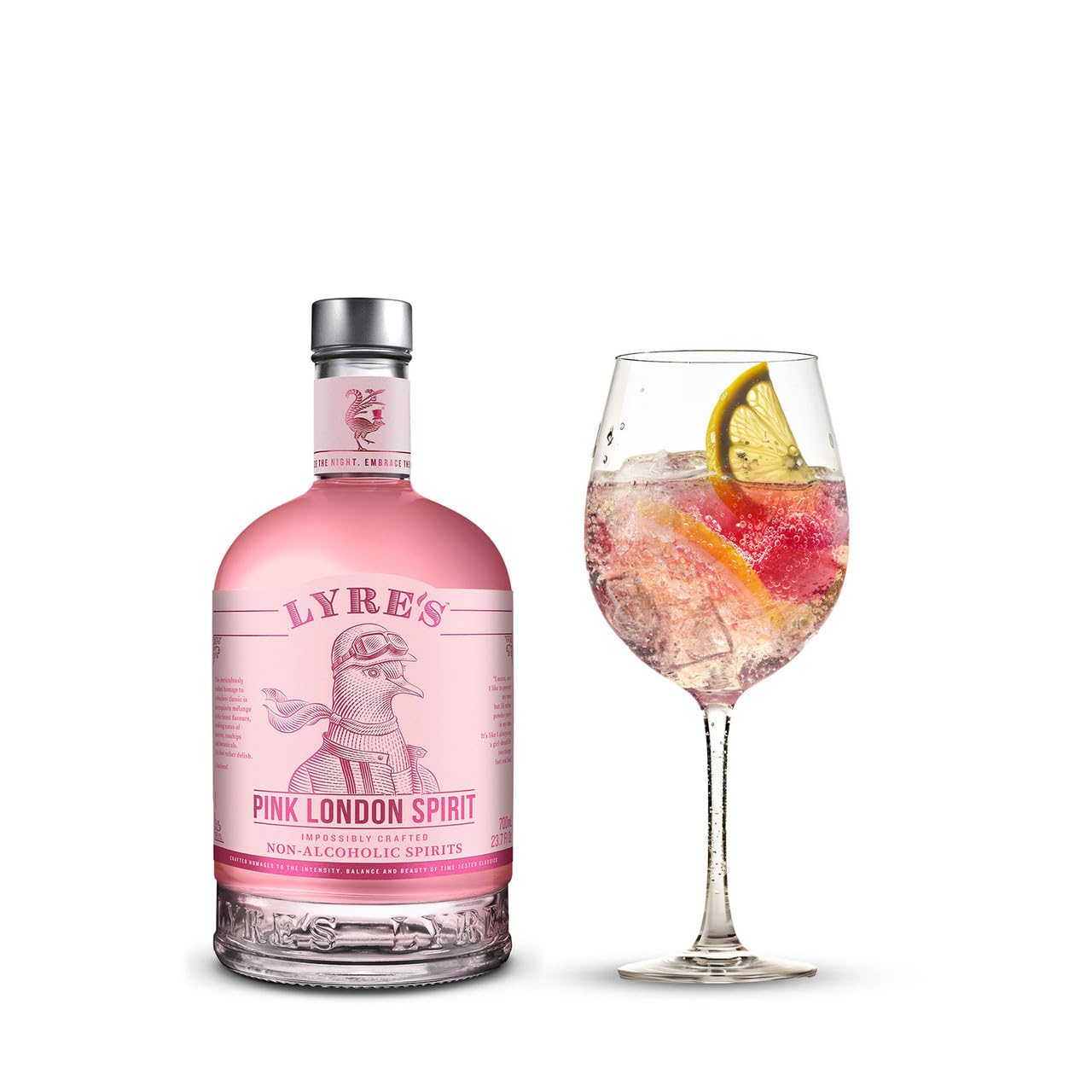 Lyre's Pink London - Non-Alcoholic Spirit | Pink Gin Style | Premium ...