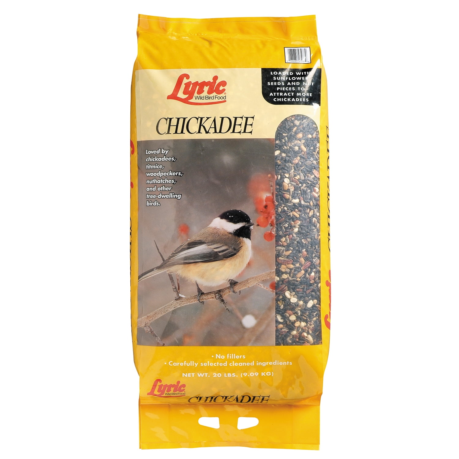 Lyric Chickadee Wild Bird Seed, Sunflower & Nut Premium Bird Food Mix ...