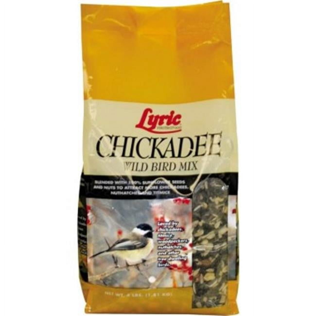 Lyric Chickadee Wild Bird Seed, 4 lbs, Suitable for Various Bird ...