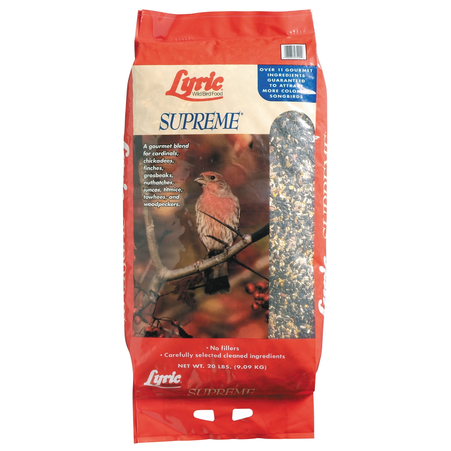 Lyric Supreme Wild Bird Seed, Wild Bird Food Mix with Nuts & Sunflower ...