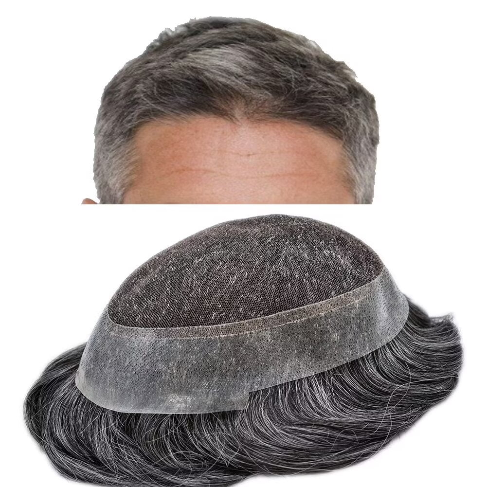 Lyrical Hair Toupee for Men Hairpieces 8"X10" French Lace Mens Toupee ...