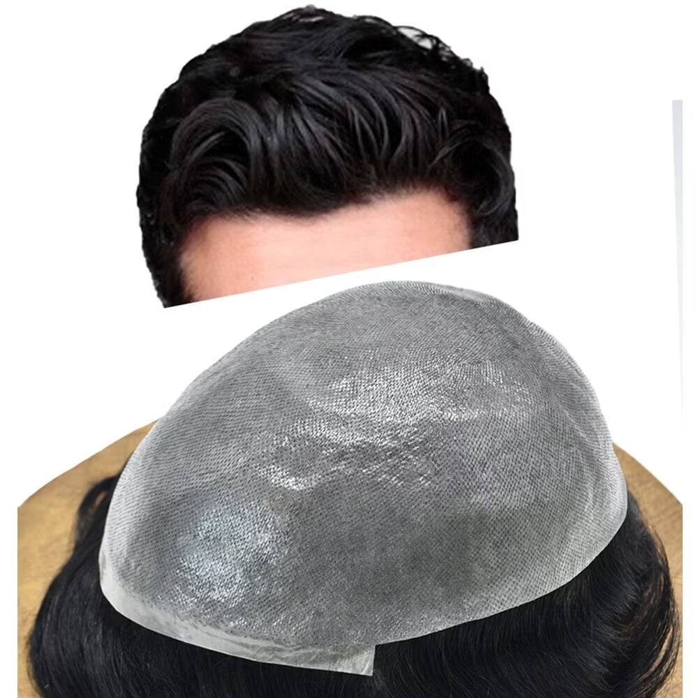 Lyricalhair Toupee For Men 0.04mm Ultra Thin Skin Mens Toupee Indian ...