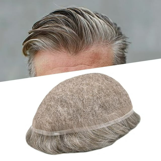 Lyricalhair Toupee for Men Full Lace Hairpieces Human Hair Replacement ...