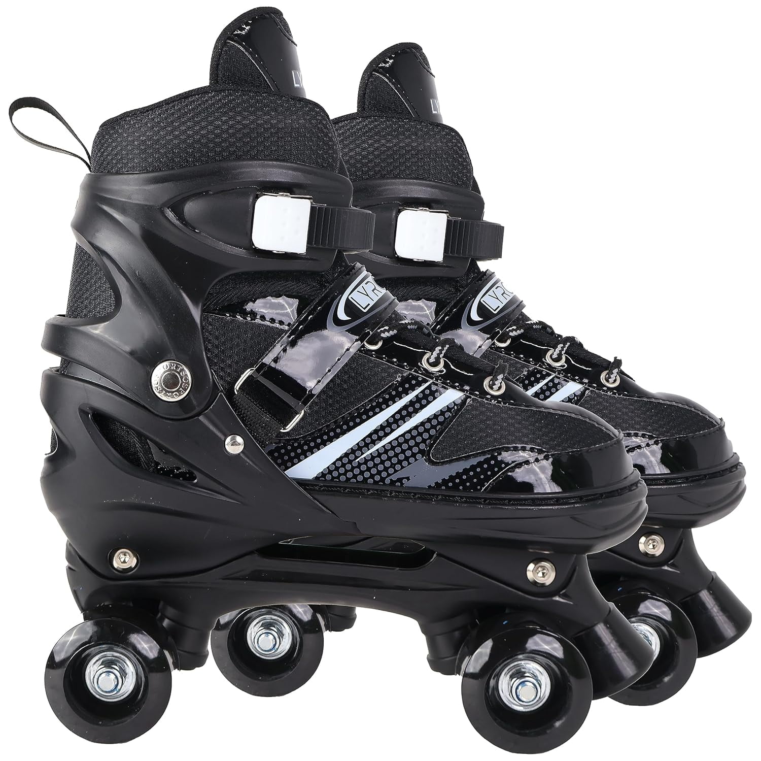 Lyrovo Roller Skates With Break For Boys Kids And Girls Adjustable ...