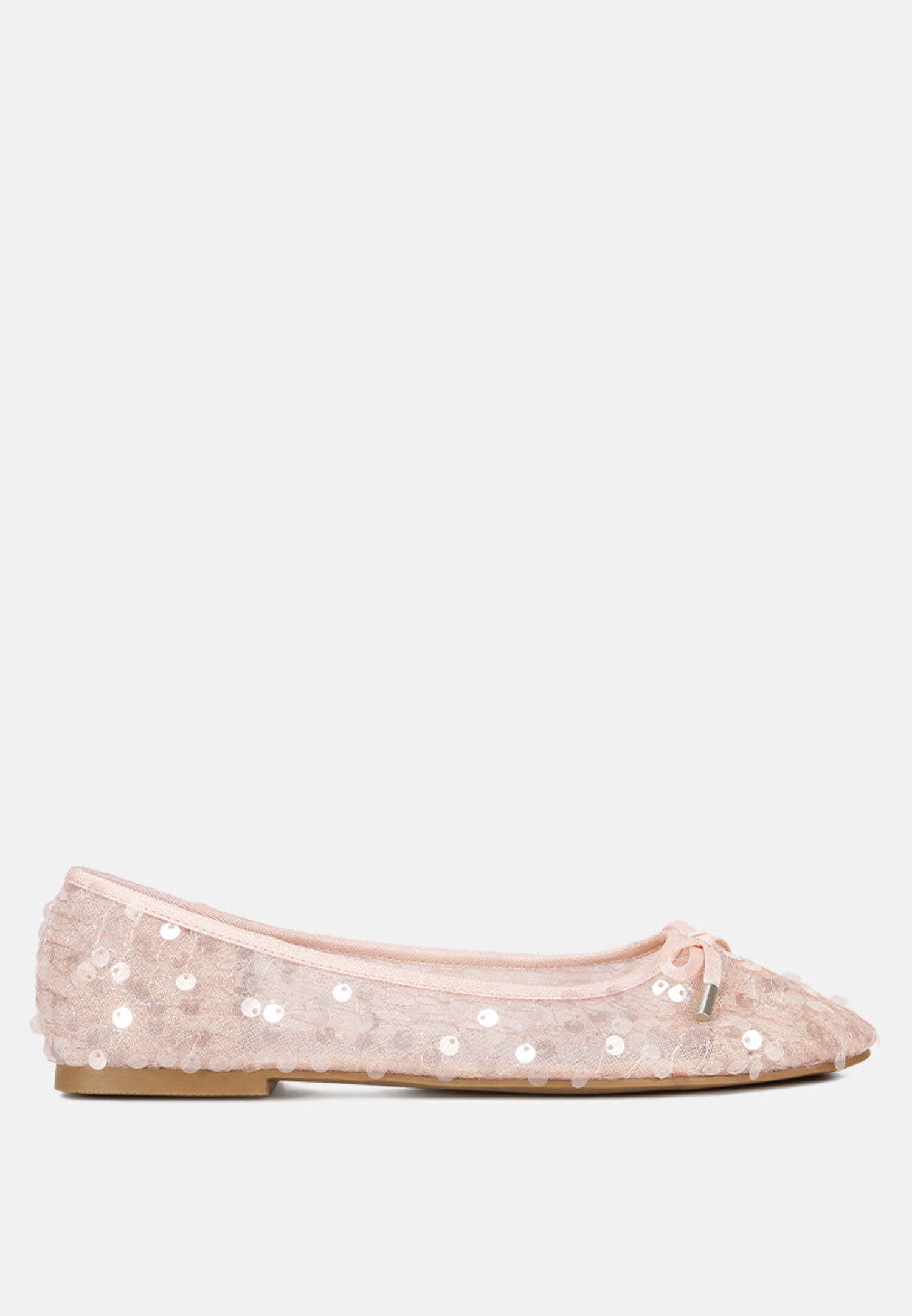 Lysander Sequin Embellished Sheer Ballet Flats - Walmart.com