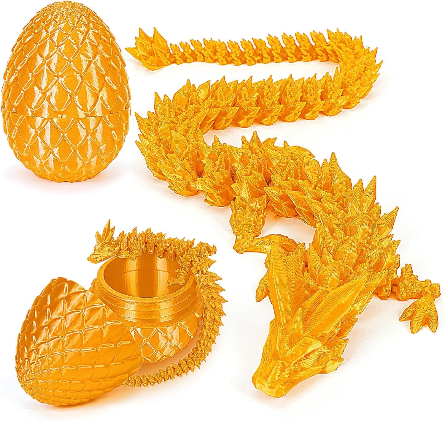 Lysliv 3D Printed Dragon Egg,Dragon Eggs with Dragon Inside,Crystal ...