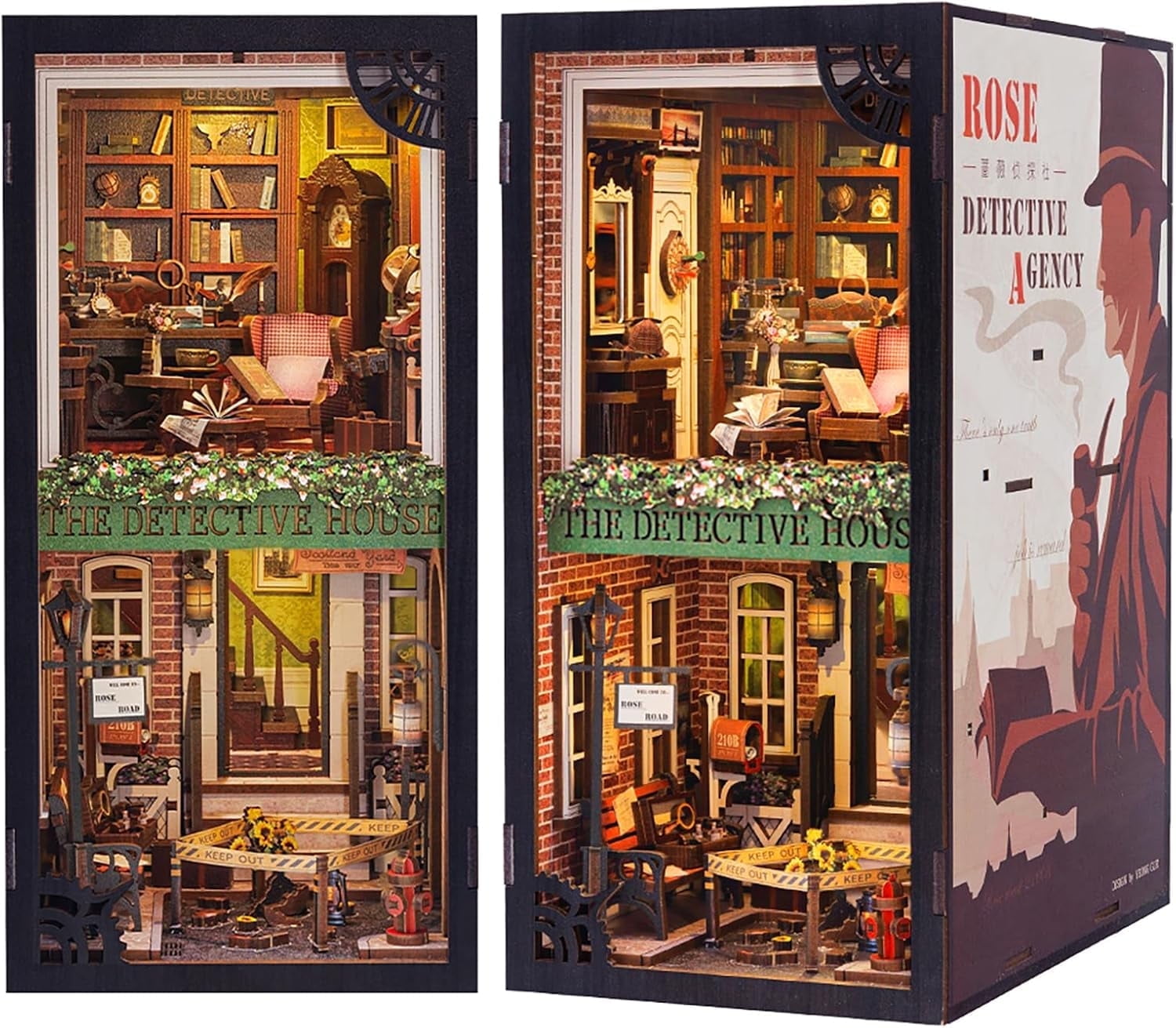 Lysliv Book Nook Kit - DIY Miniature House Kit for Adults and Beginners ...