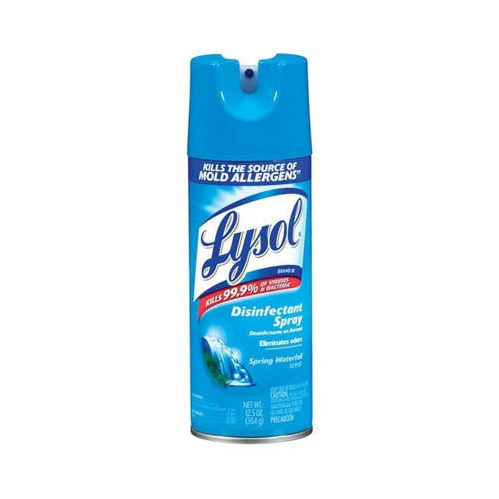 Lysol 1920002845 Disinfectant Spray, Spring Waterfall Scent, 12.5 Oz ...