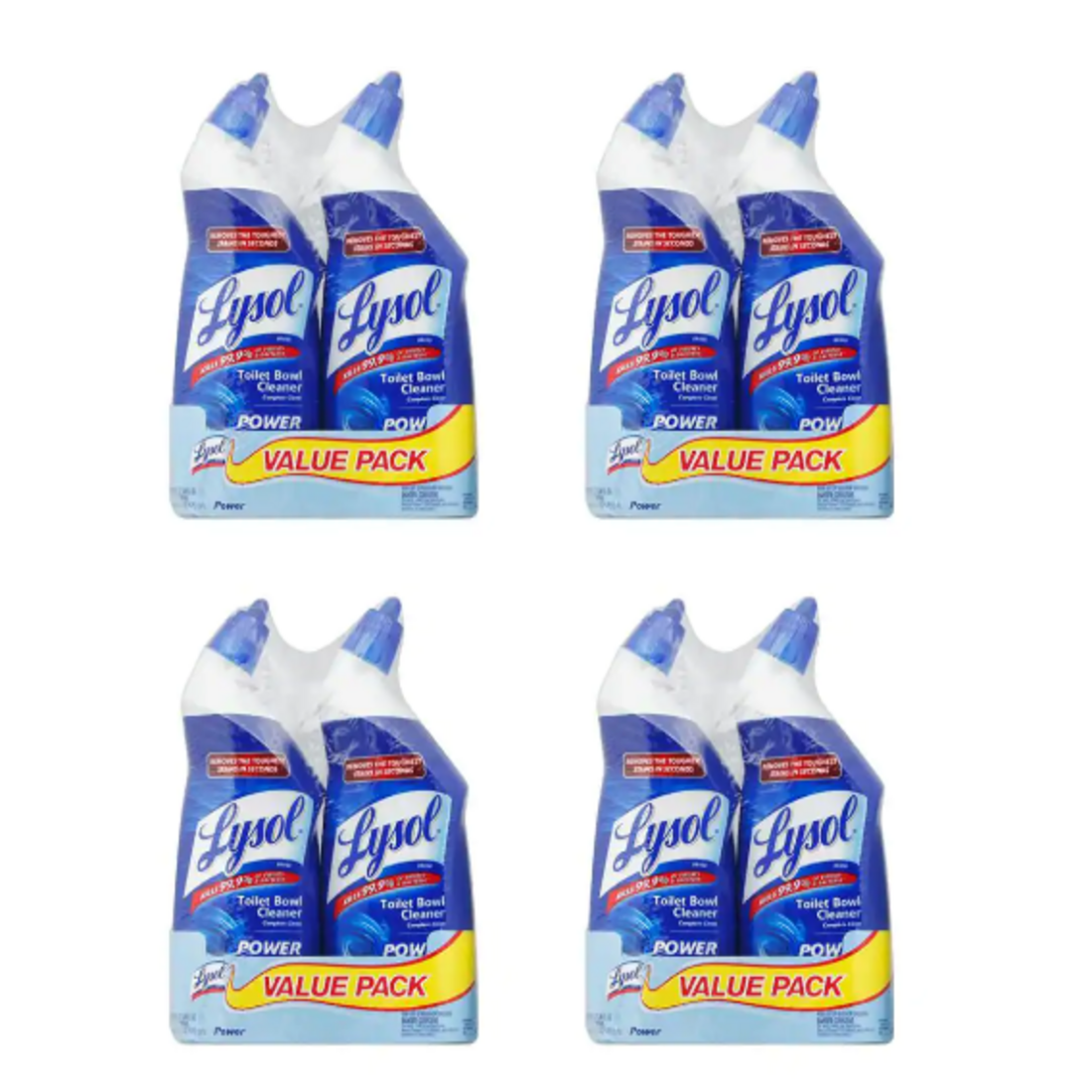 Lysol 24 oz. Power Toilet Bowl Cleaner (2-Count) (4-Pack) - Walmart.com