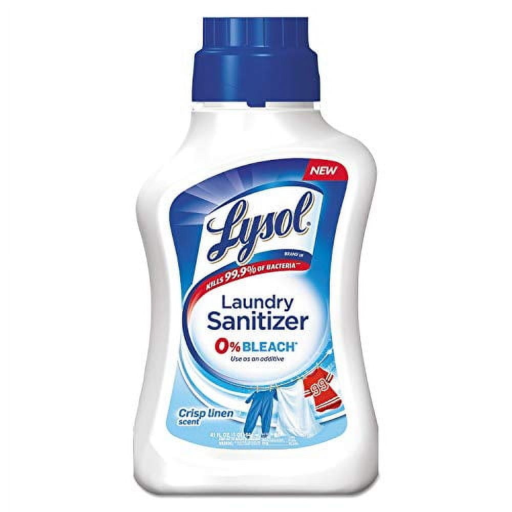 Lysol 95871 Laundry Sanitizer, Liquid, Crisp Linen, 41 Oz, 6/Carton ...