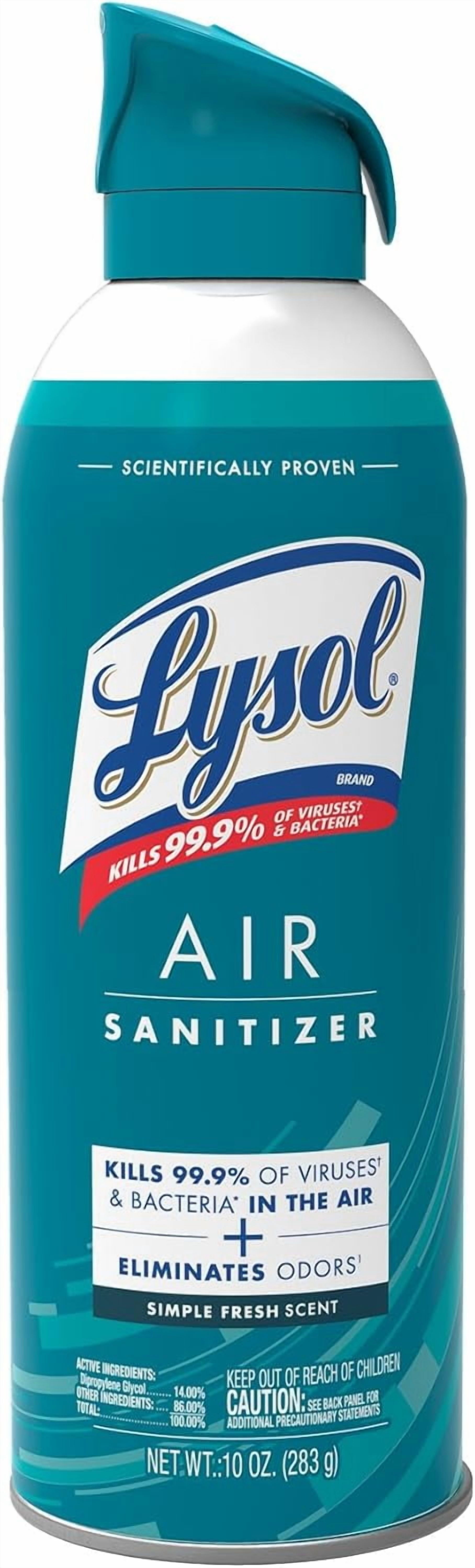 Lysol Air Sanitizing Spray - Simple Fresh - 10oz - Walmart.com