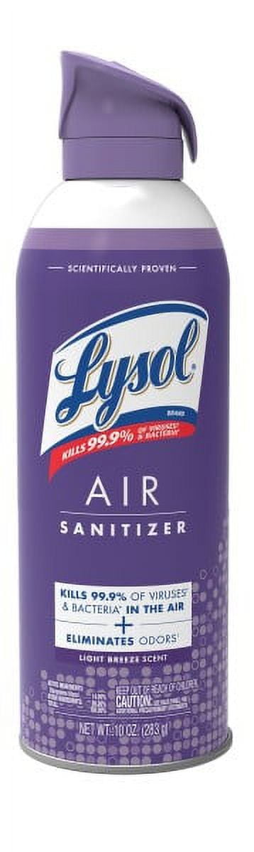 Lysol® Air Sanitizer Spray, For Air Sanitization and Odor Elimination ...