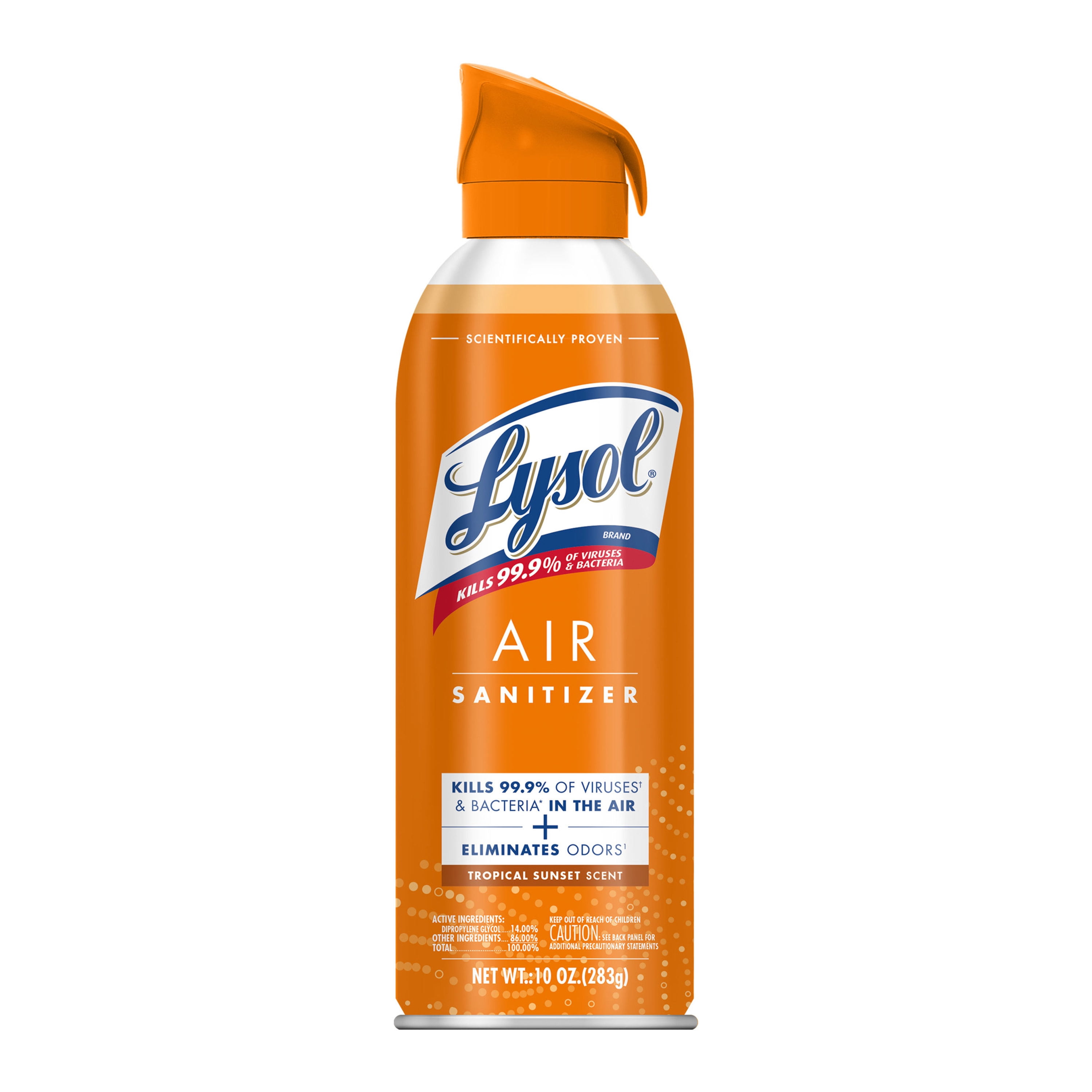 Lysol Air Sanitizer Spray for Air Sanitization and Bacterial Odor ...