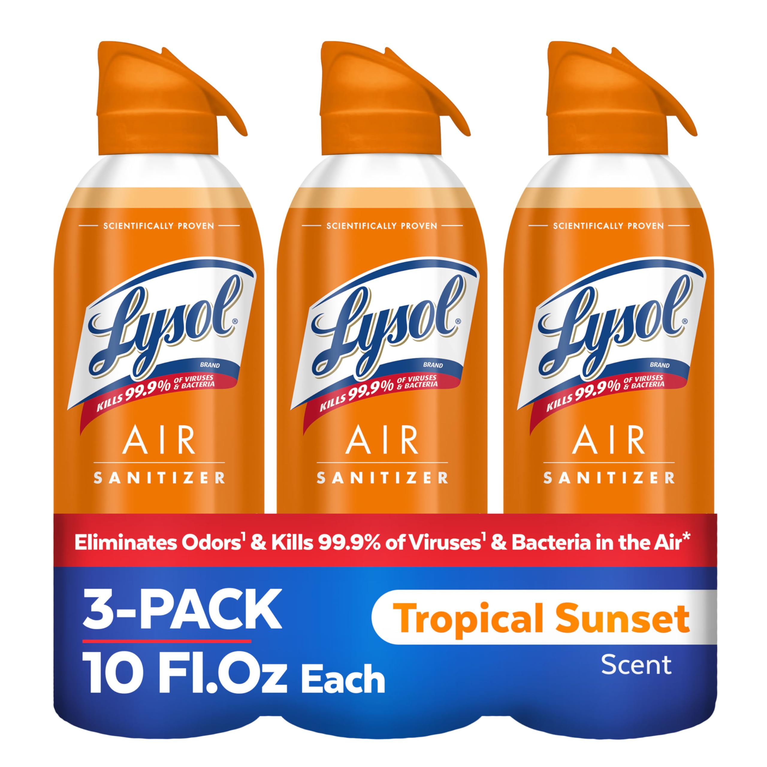 Lysol Air Sanitizer Spray, For Air Sanitization and Odor Elimination ...