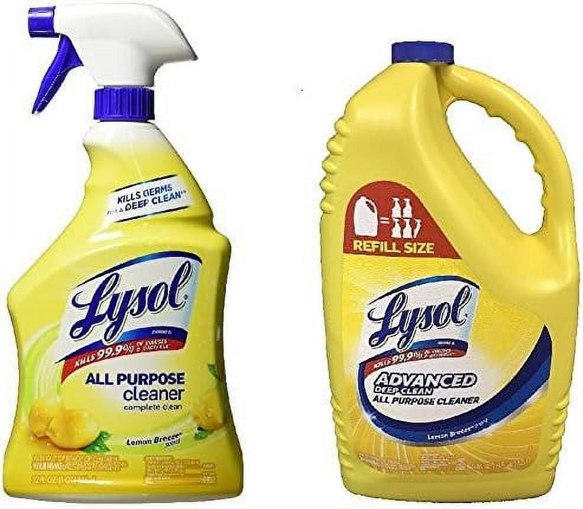 Lysol All Purpose Cleaner Lemongrass Breeze Scent 100ml 16oz Refill Bottle