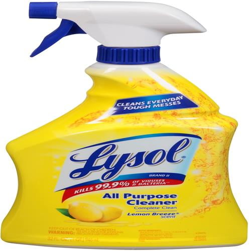 Lysol All-Purpose Cleaner - Spray - 32 Fl Oz (1 Quart) - Lemon Scent ...