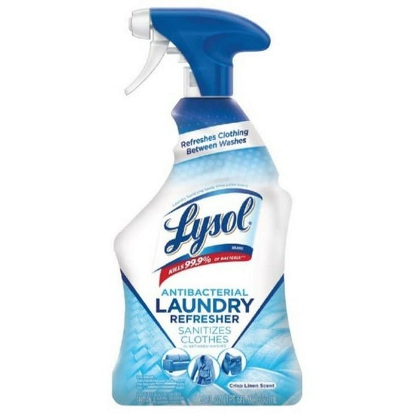 Lysol Antibacterial Laundry Refresher Spray, Sanitizing Spray for ...