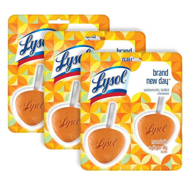 Lysol Automatic Toilet Bowl Cleaner - Mandarin & Ginger Lily, 2 Count ...
