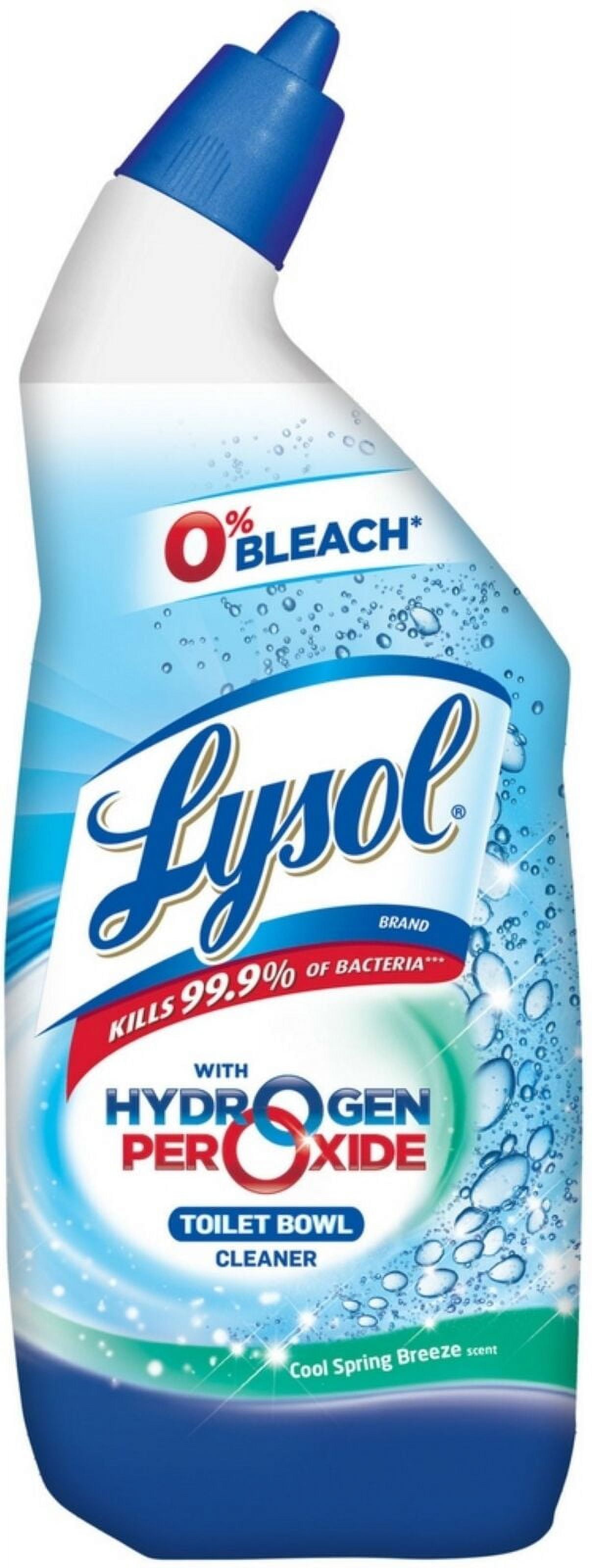 Lysol Bleach with Hydrogen Peroxide Toilet Bowl Cleaner, 24 Oz, 2 Count ...