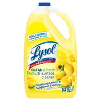 Lysol Lemon Refill All Purpose Cleaner 144 oz and 32 oz Spray Bottle ...