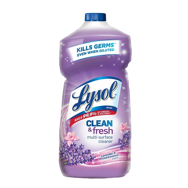 Lysol Clean and Fresh Multi-Surface Cleaner, Lavender Orchid, 40oz ...