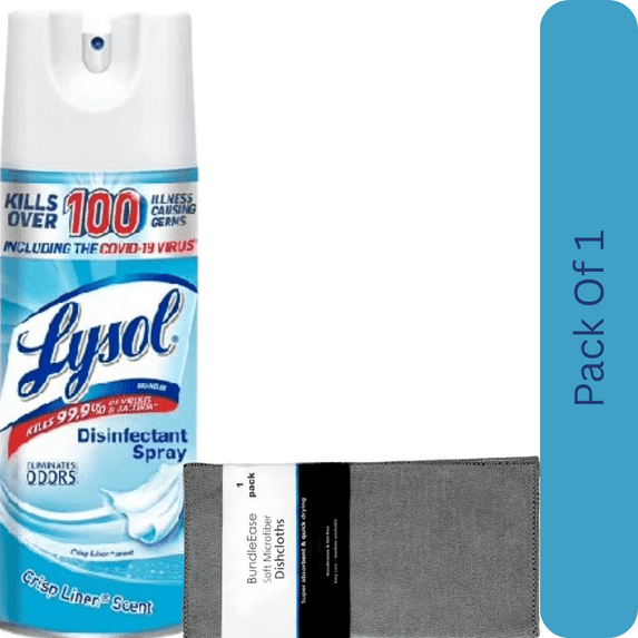 Lysol Disinfectant Spray Crisp Linen 12.5 fl oz Sanitizing ...