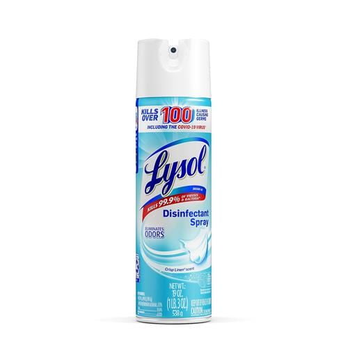 Lysol Disinfectant Spray, Household Essential Cleaning Supplies, Multi ...