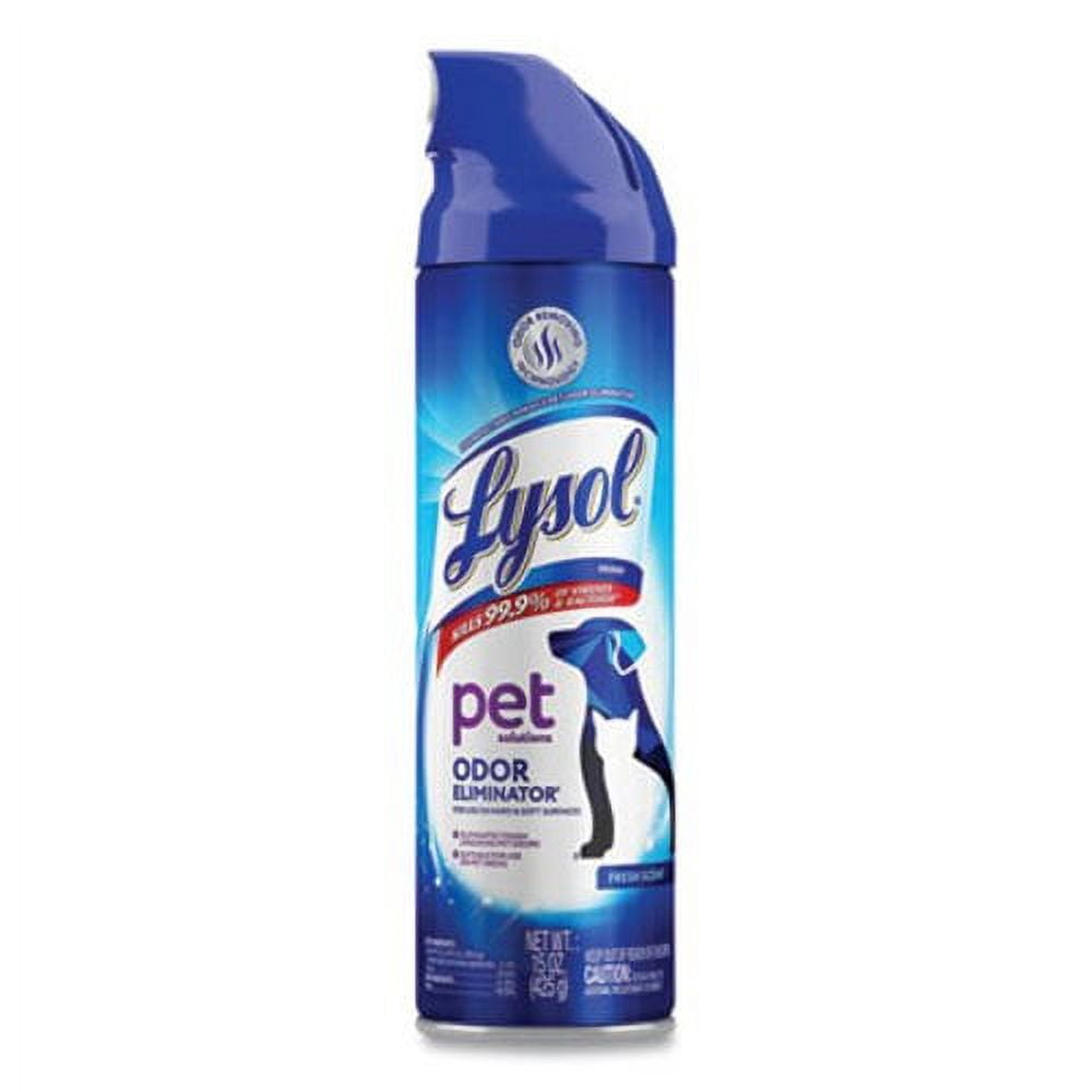 15 oz. Aerosol Disinfectant Spray II Pet Odor Eliminator - Fresh (12 ...
