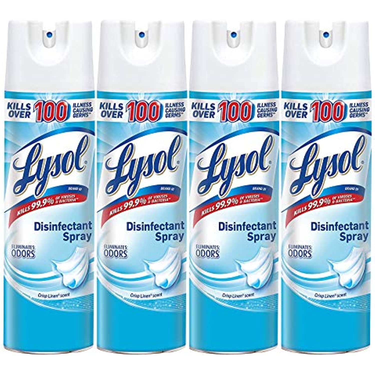 Lysol Disinfectant Spray, Antibacterial Sanitizing Mist, Crisp Linen ...