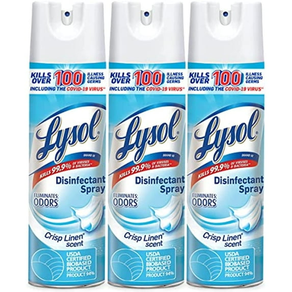 Lysol Disinfectant Spray, Antibacterial, Sanitizing, Deodorizing, Early ...