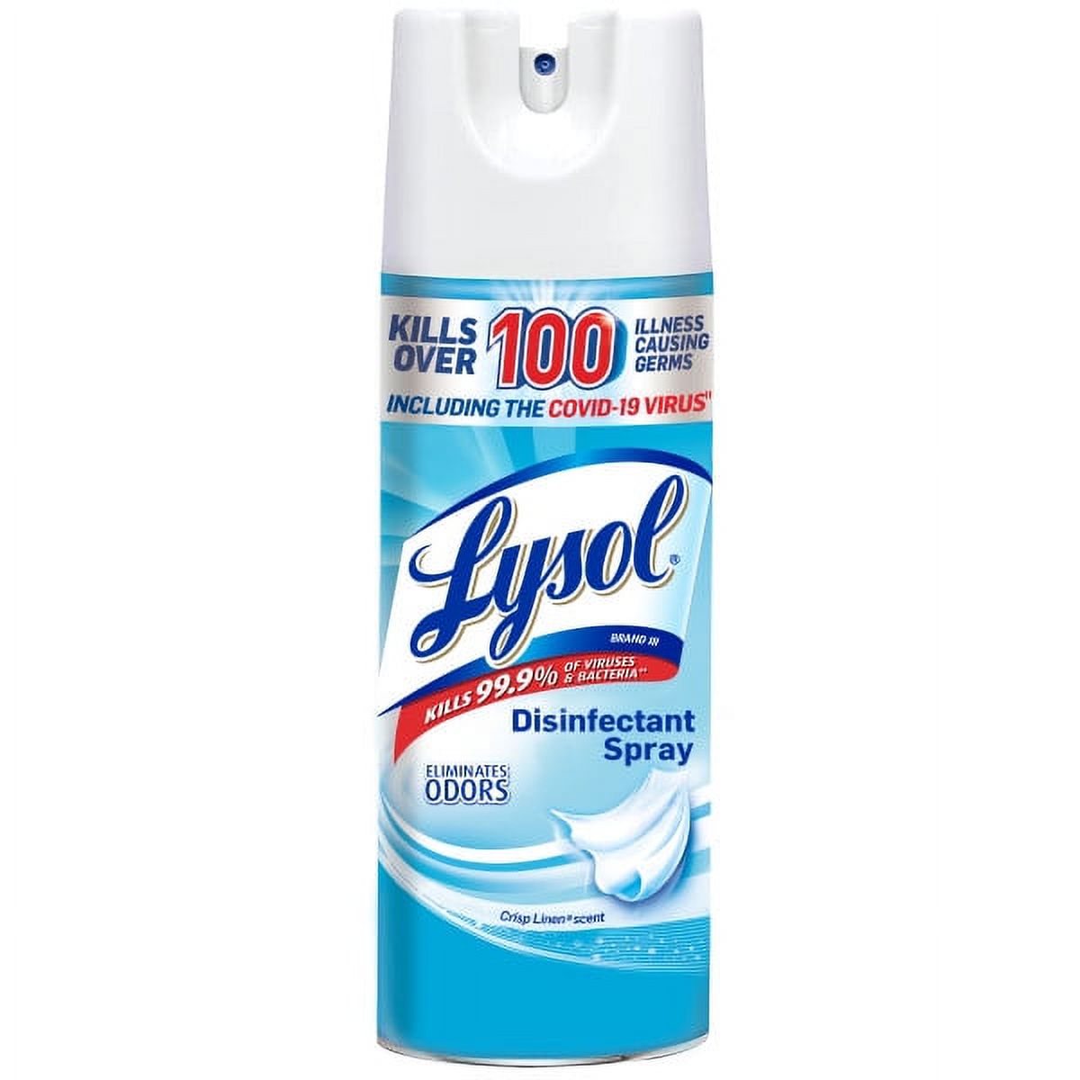 Lysol Disinfectant Spray Crisp Linen Scent 19 Ounce (3 Pack) - Walmart.com