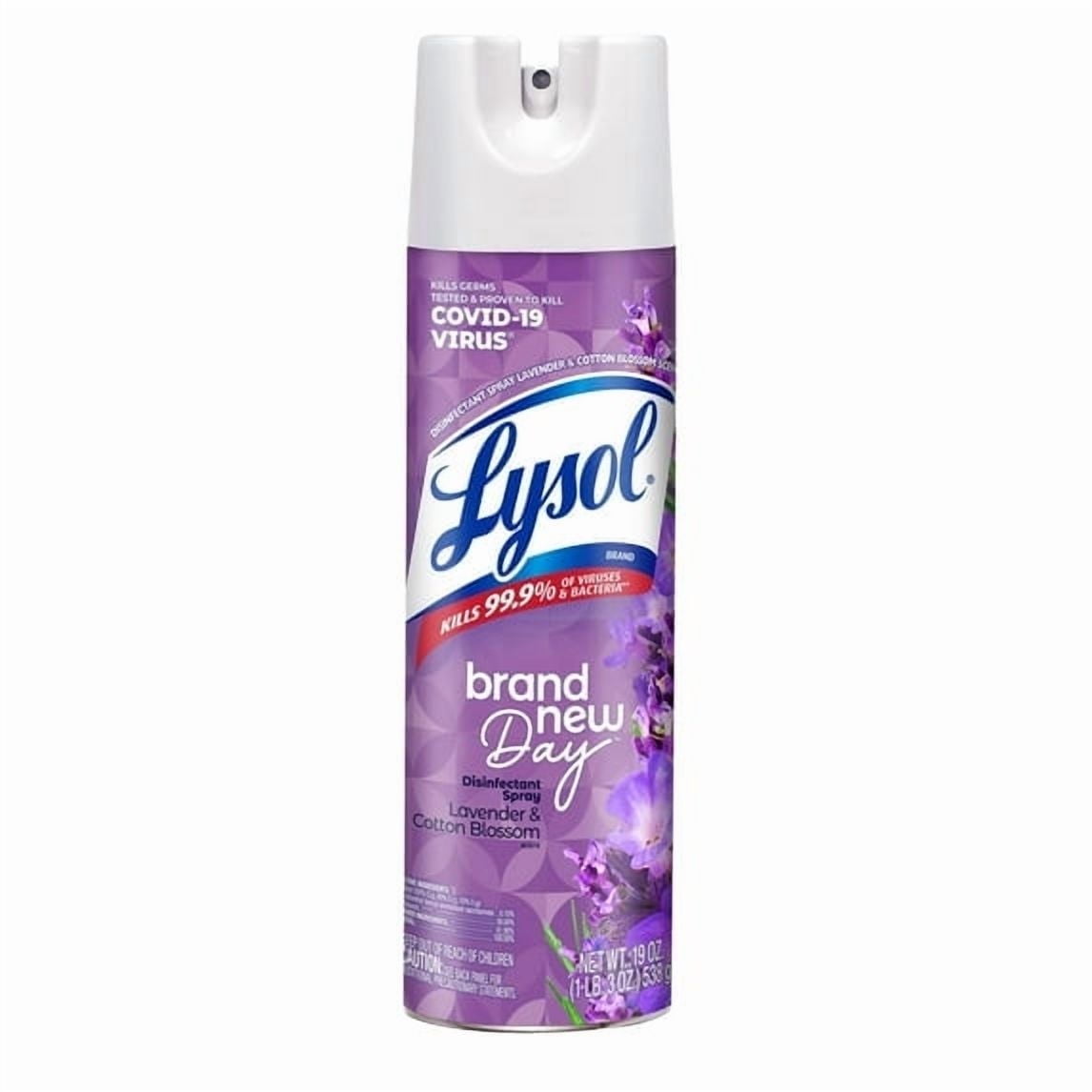 Lysol Disinfectant Spray, Sanitizing and Antibacterial Spray, Lavender ...