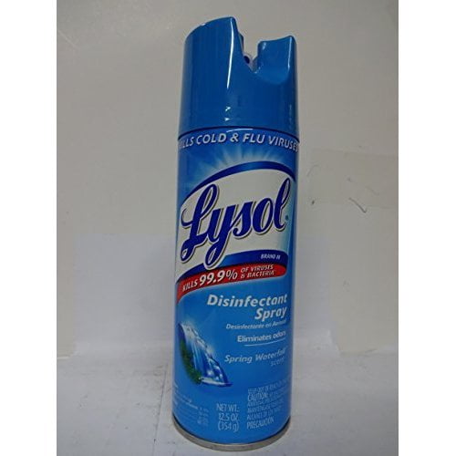 Lysol Disinfectant Spray, Spring Waterfall, 12.5oz (Pack of 5 ...