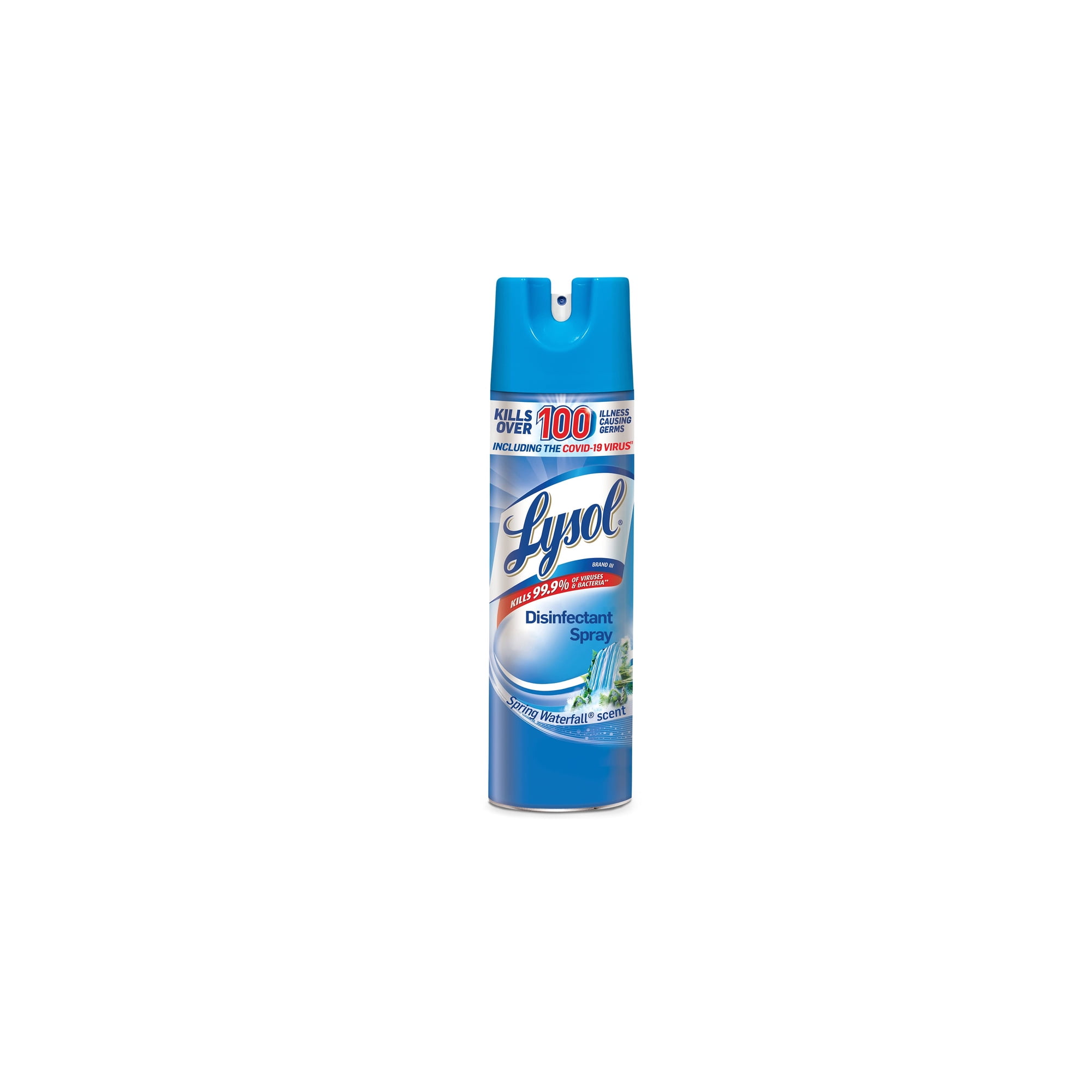 Lysol Disinfectant Spray Spring Waterfall 19 fl oz (Pack of 10 ...