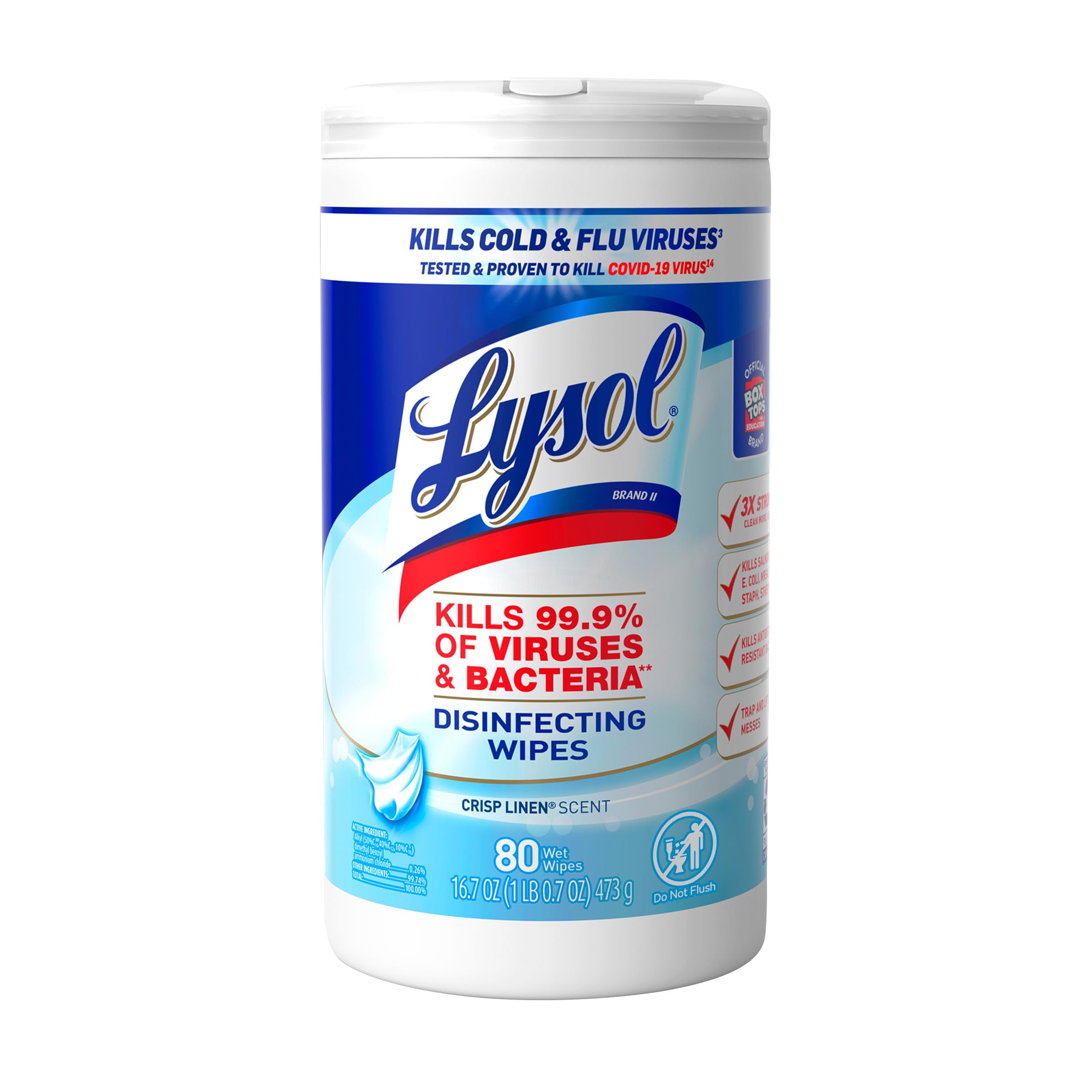 Lysol Disinfectant Wipes, Multi-Surface Antibacterial Cleaning Wipes, For Disinfecting And ...