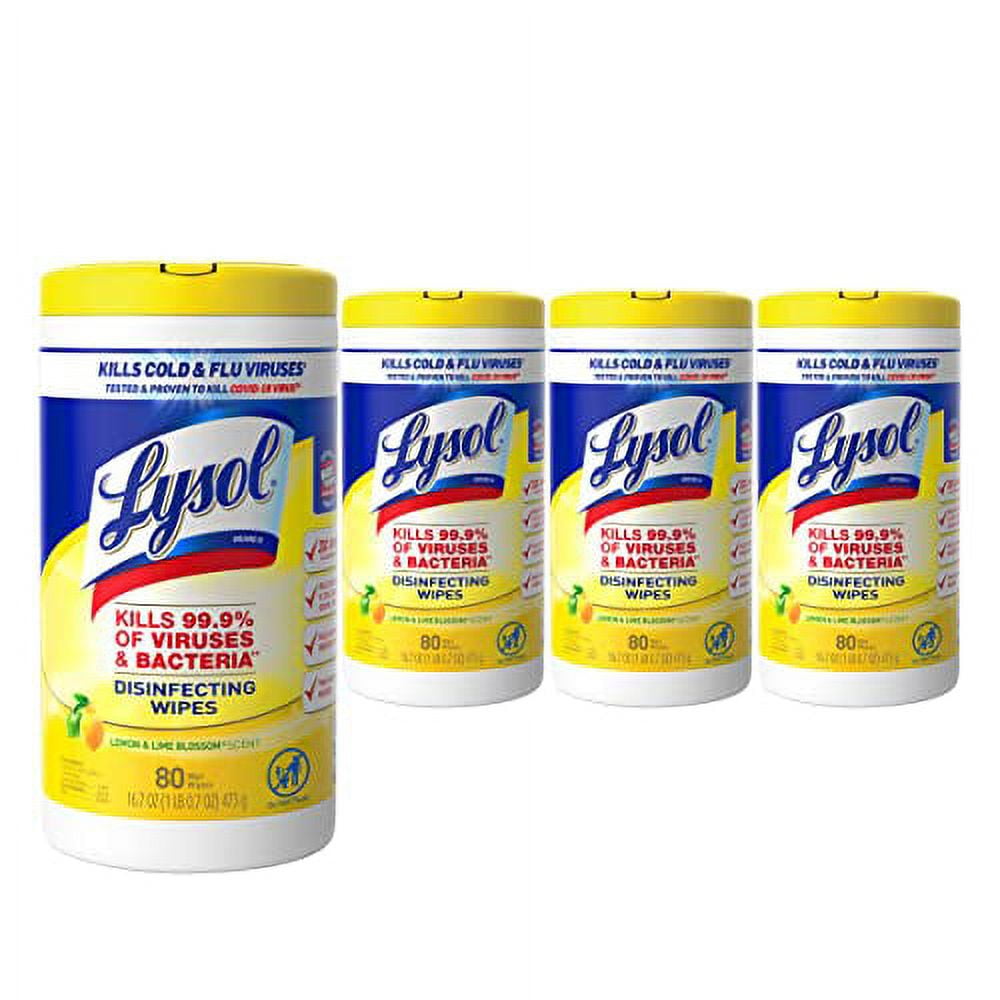 Lysol Disinfectant Wipes, Multi-Surface Antibacterial Cleaning Wipes ...