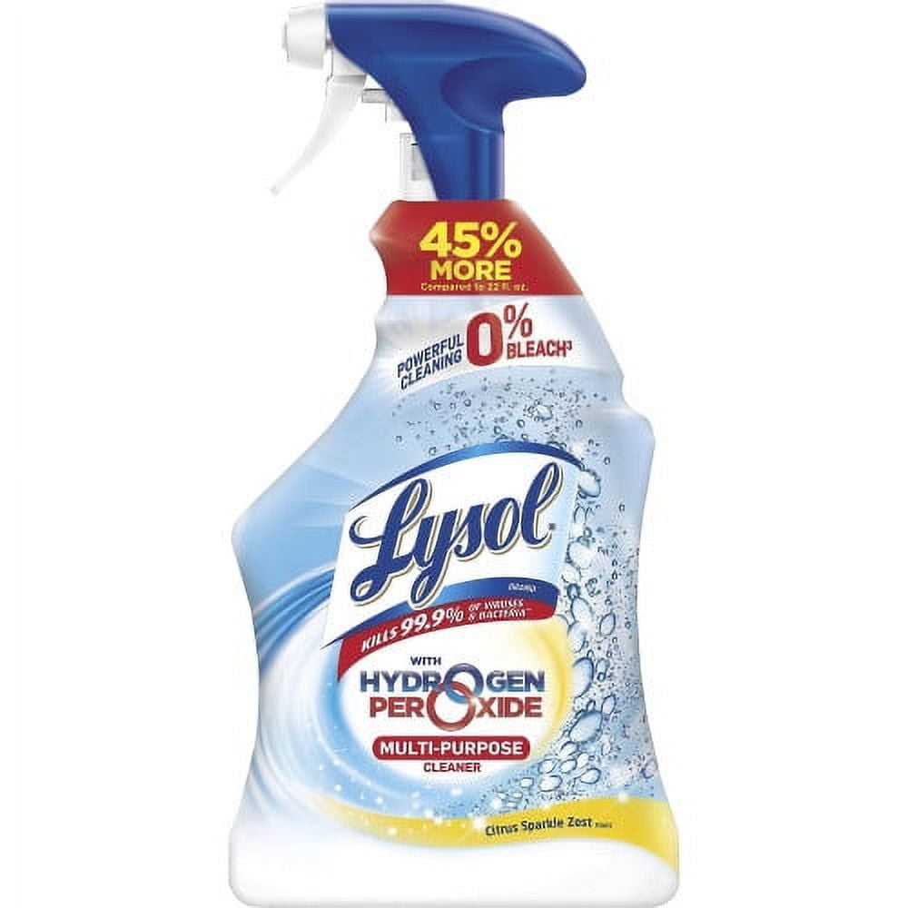 Lysol Hydrogen Peroxide Disinfectant Spray, Multipurpose Bathroom ...
