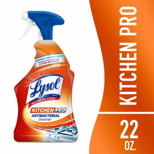 Lysol Kitchen Pro All Purpose Cleaner Spray, Disinfecting Spray, Citrus ...