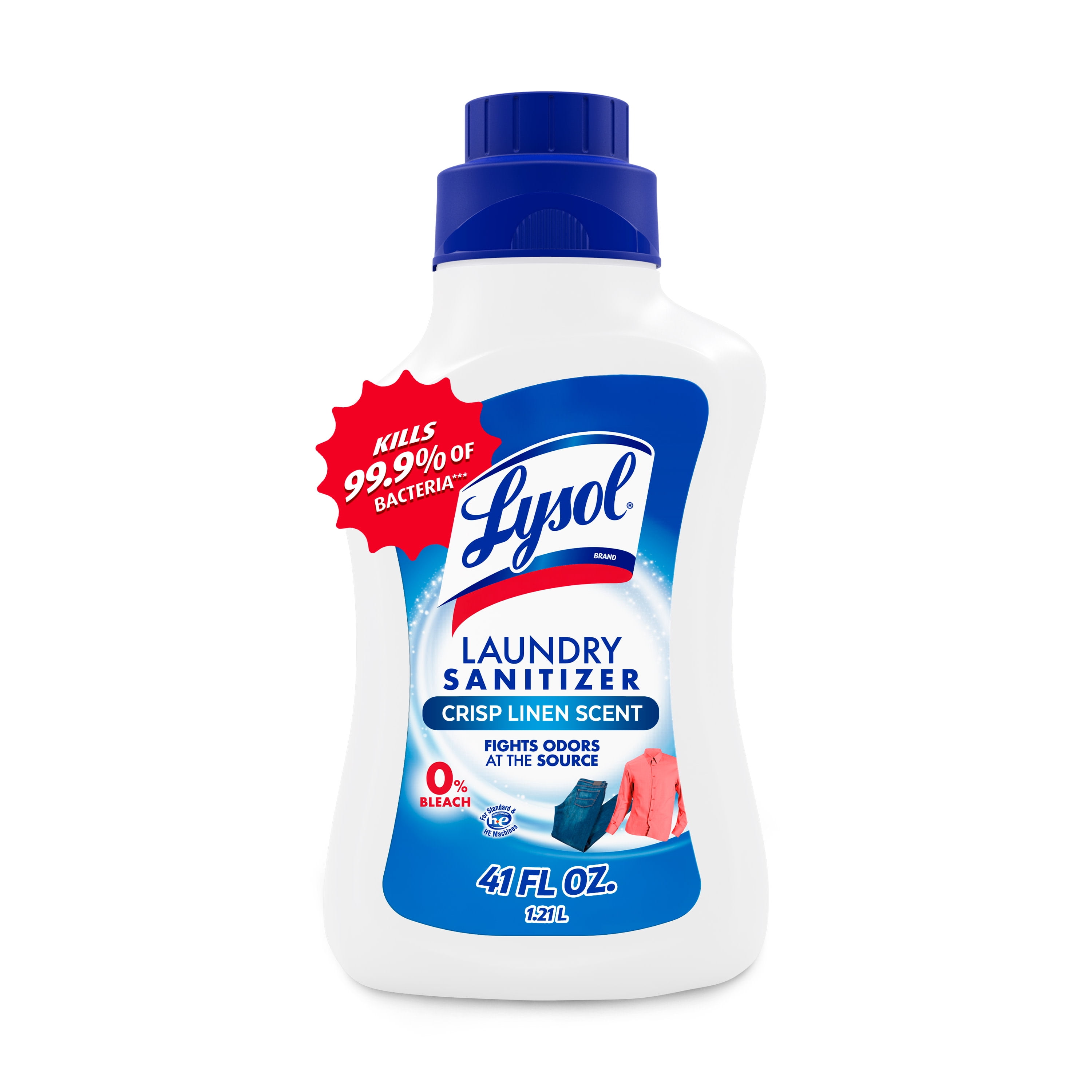 Lysol Laundry Sanitizer Additive 41 fl oz for Clothes, Eliminates 99.9% ...